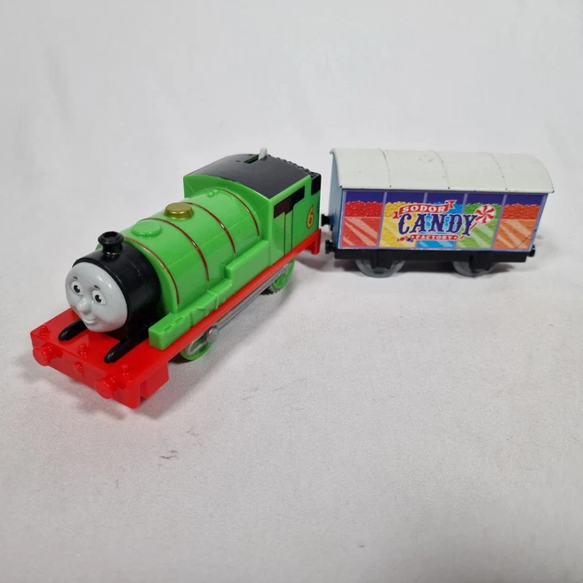 THOMAS & FRIENDS Trackmaster Percy With Sodor Candy Factory Wagon £8.50 ...