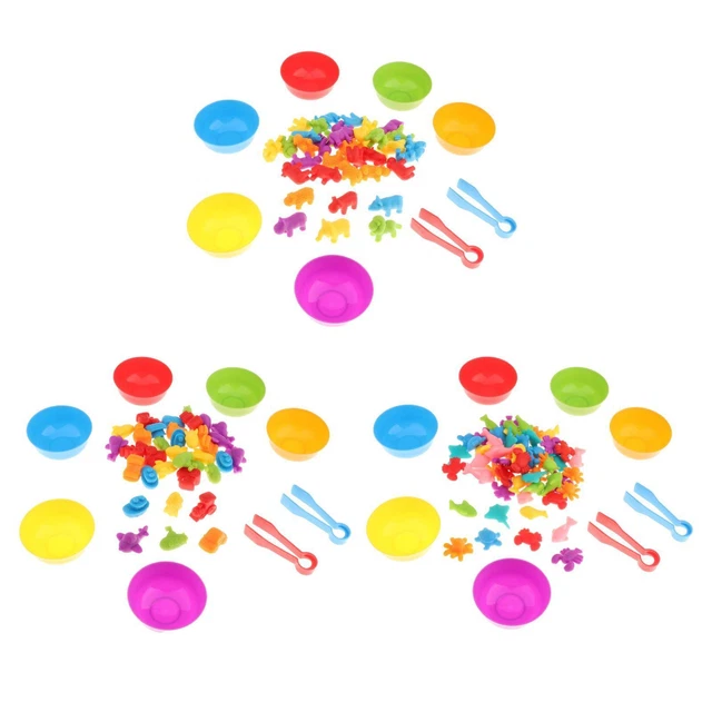 COUNTING MATCHING GAME, Fine Motor Skills, Color Perception, Montessori ...