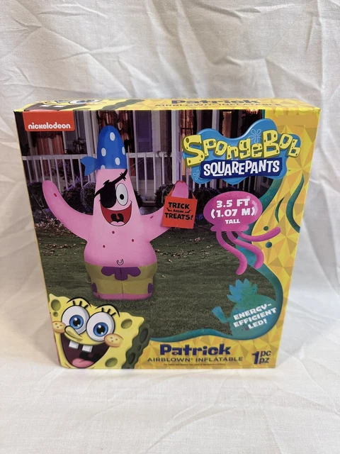 GEMMY NICKELODEON 3.5FT Patrick Halloween Airblown Inflatable SpongeBob ...