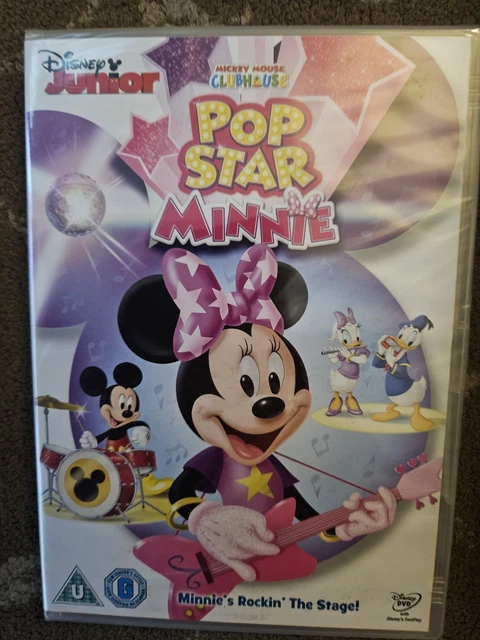 DISNEYS MICKEY MOUSE Clubhouse Pop Star Minnie Dvd Sealed 5 Episodes ...