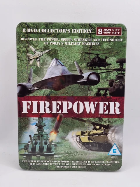 FIREPOWER MILITARY MACHINES DVD Boxset Collector’s Edition 8 Disc Gift ...