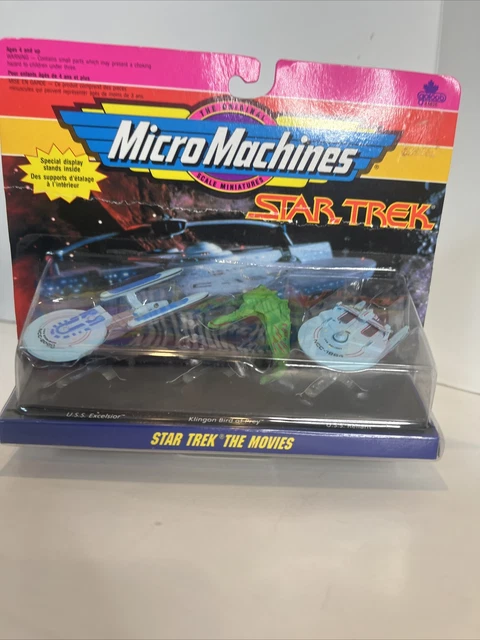 MICRO MACHINES STAR trek the movies excelsior, bird of prey, reliant ...