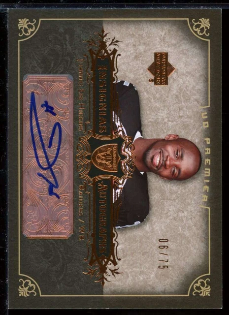 JOHNNIE LEE HIGGINS 2007 Upper Deck Premier insignes autographes bronze ...