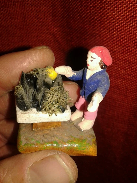 BRICOLER VEND MOULES Bergers Terre Cuite 3 CM Crèche Naples Crib ...