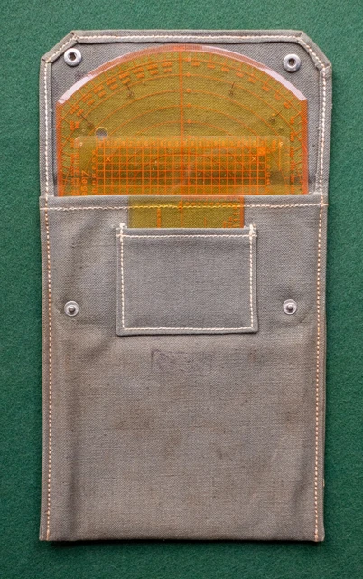 WW2 GERMAN ARMY Map Tools (Zlelgevlerttafel/Plotting Grid) in Case ...