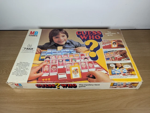 VINTAGE GUESS WHO? Board Game MB Games 1979 99% Complete £14.98 ...