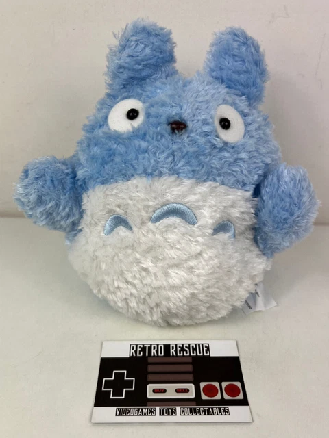 TOTORO HAND PUPPET Plush Soft Toy Studio Ghibli Blue My Neighbor Cuddly ...