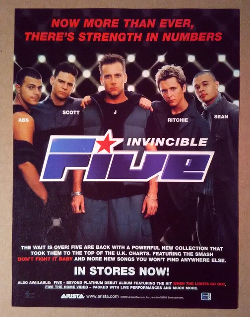MAGAZINE PINUP~ BOYBAND FIVE w Ritchie Neville ~1990s ~~Back- Take 5 ... MAGAZINE PINUP~ BOYBAND FIVE w Ritchie Neville ~1990s ~~Back- Take 5 ...