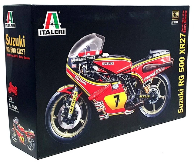 ITALERI 1/9 SCALE Model Kit 4644 - Suzuki RG 500 XR27 Barry Sheene 1978 ...