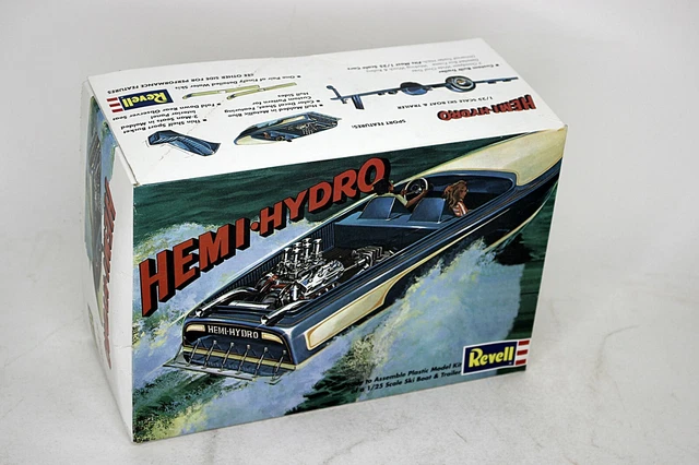 REVELL HEMI-HYDRO & Chevelle Station Wagon Model Kits for detac52 £79. ...