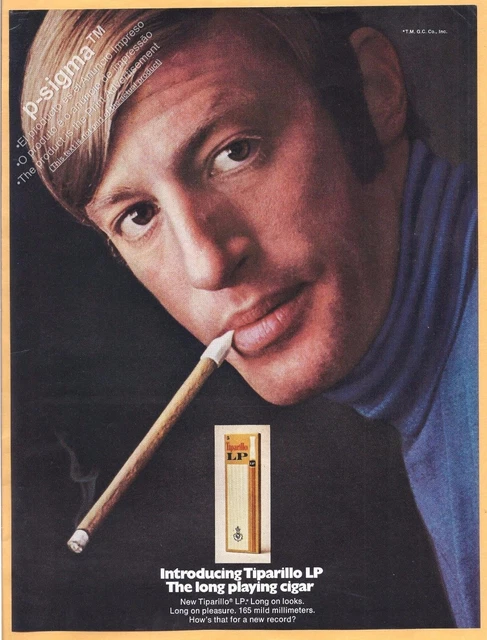 JEAN PAUL BELMONDO introduce TIPARILLO LP Sigaro 1968 Stampa Vintage ...