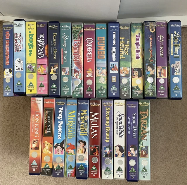 DISNEY AND PIXAR VHS classic collection £25.00 - PicClick UK