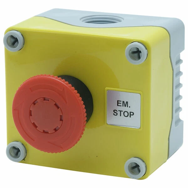 HYLEC 1DE.01.01AG EMERGENCY Stop Button 22mm Twist Release EUR 30,52 - PicClick FR