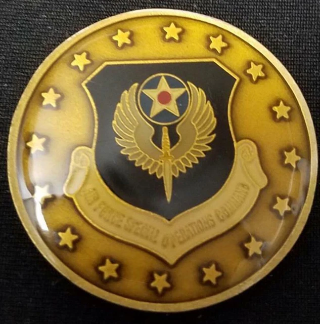 USAF AFSOC COMMAND Chief Master Sergeant Challenge Coin £174.52 ...