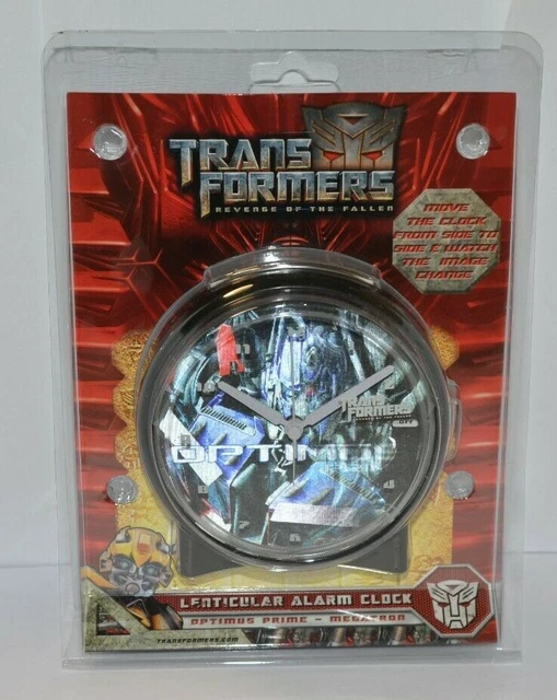 SVEGLIA LENTICOLARE UFFICIALE Transformers - Optimus Prime/Megatron ...