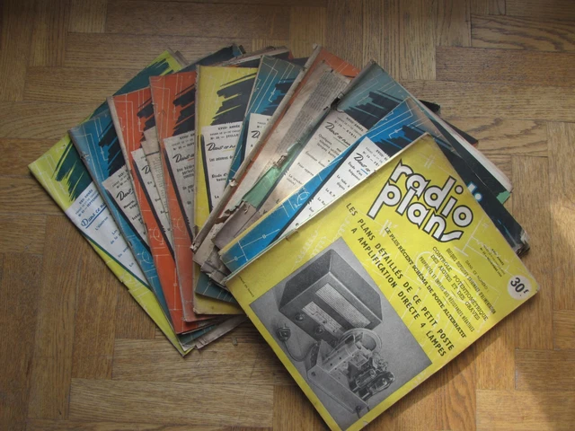 LOT DE 10 revues Radio Plans de 1949 à 1954 (TSF) EUR 20,00 - PicClick FR