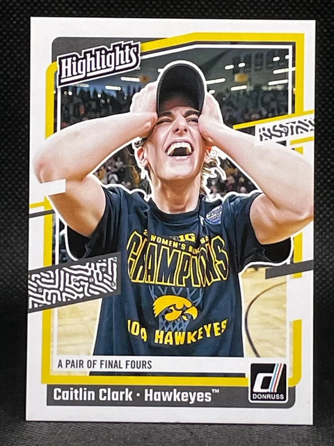 CAITLIN CLARK 2024 Panini Caitlin Clark Collection #H8 Highlights Final ...
