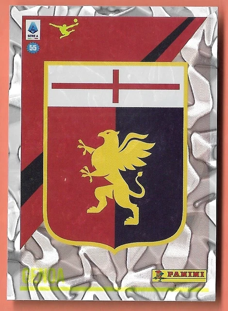 PANINI CALCIATORI 2023 2024 N.156 Scudetto Genoa Genoa holographic EUR ...