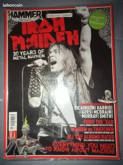 MAGAZINE METAL HAMMER Collector Édition Hard Rock Spécial Iron Maiden ...