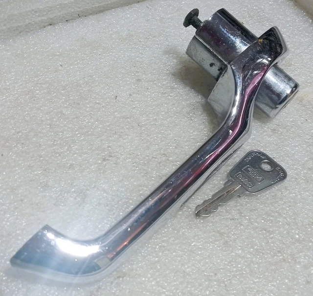 MK1 ESCORT LOTUS GT Cortina - NOS driver's door handle chrome with Ford ...