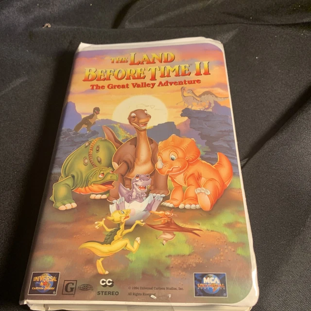 VHS THE LAND Before Time II: The Great Valley Adventure (VHS, 1994 ...