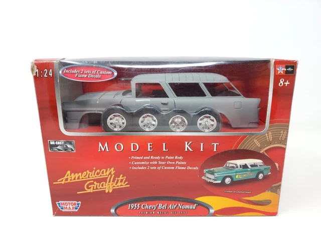 MOTORMAX AMERICAN GRAFFITI 1955 Chevy Bel Air Nomad 1:24 Model Kit ...