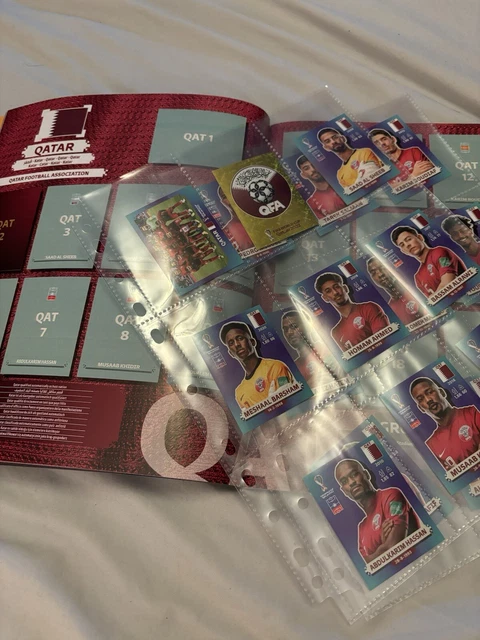 PANINI FIFA WORLD cup qatar 2022 stickers full unstuck set and album £ ...