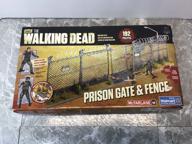 THE WALKING DEAD prison gate and fence set with glenn $9.95 - PicClick
