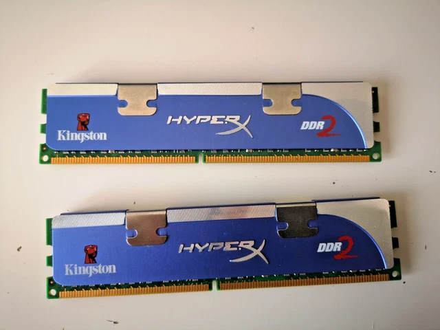 KINGSTON XYPER X ddr2 4Gb(2x2Gb) da testare ram pc desktop game retropc ...