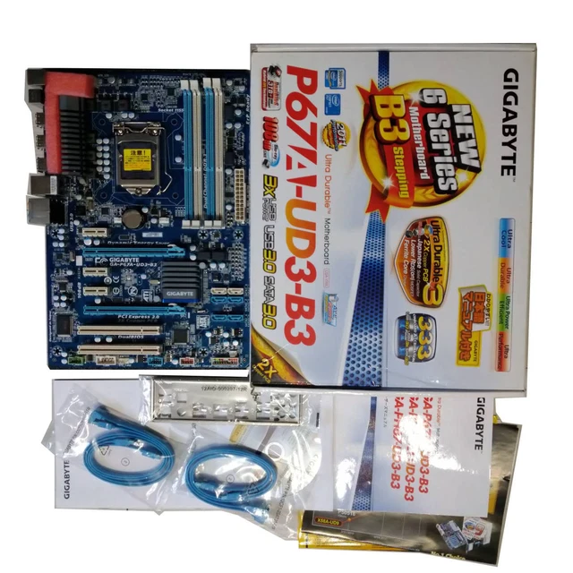GIGABYTE GA-P67-UD3-B3 LGA1155 ATX F9 Bios Updated Motherboard Used £ ...