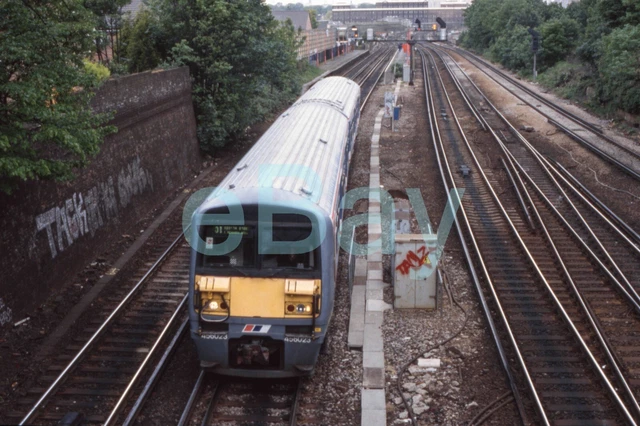 35MM RAILWAY SLIDE of Class 456 EMU 456023 @ Wandsworth Road Copyright ...