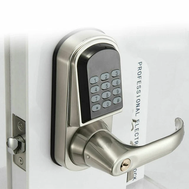 MECHANICAL HOME DOOR Lock Set Keyless Entry Digital Code Keypad ...