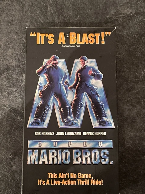 SUPER MARIO BROS. The Movie (VHS, 1993) Blockbuster Rental $9.99 ...