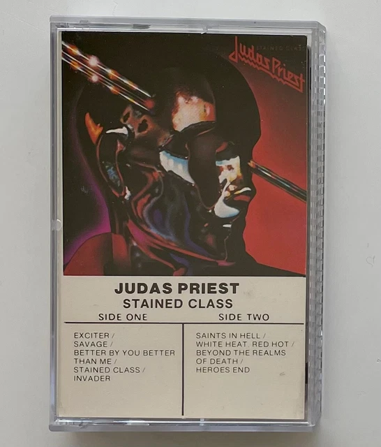 VTG 1979 JUDAS PRIEST Album STAINED CLASS Cassette Tape TESTED Lp OG ...