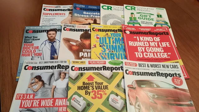 2016 CONSUMER REPORTS MAGAZINE 11 Issues BEST WORST CARS SUV's TRUCKS £ ...