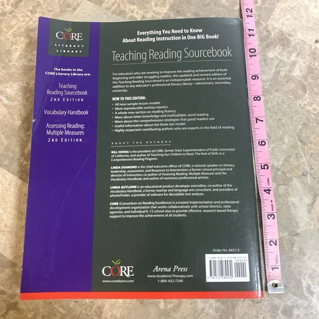 TEACHING READING SOURCEBOOK 2nd Edition Updated & Revised CORE Literacy ...