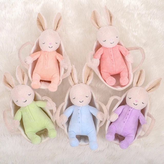 SLEEPING BUNNY PLUSH Toy With Pp Cotton Filling For Baby Girls Gift ...