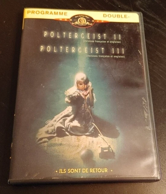 POLTERGEIST II / Poltergeist III DVD 2 and 3 horror bilingual $8.24 ...