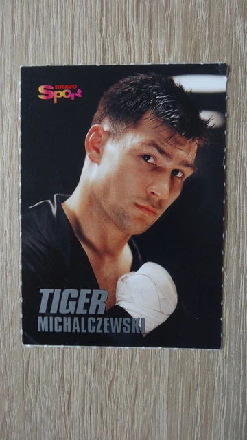 TIGER MICHALCZEWSKI, SAMMELKARTE mit Steckbrief, Boxer, Boxen, Danzig ...