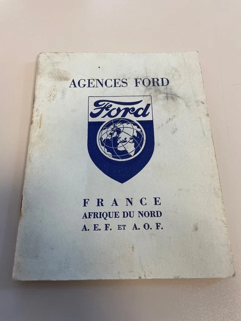 FORD "Agences FORD en France et Afrique du Nord" EUR 5,00 - PicClick FR
