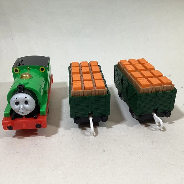 TOMY PERCY TRUCKS & Cargo Trackmaster Motorised Train Thomas & Friends ...