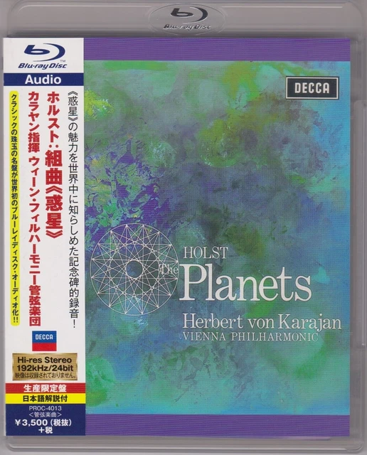HOLST THE PLANETS Karajan Blu-ray Audio PROC-4013 PCM 192kHz/24Bit ...