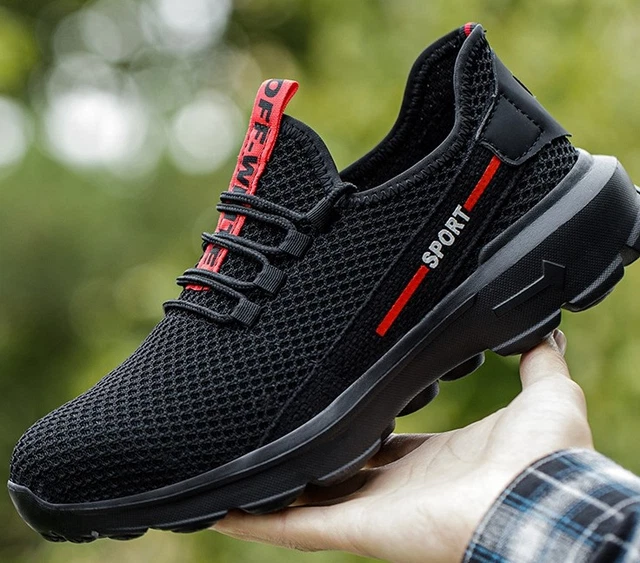 STEEL TOE CAP Lightweight Hiking Boots Work Shoes Women Safety Trainers ...