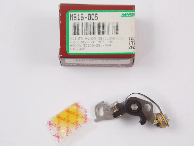 NOS DAIICHI CONTACT Disjoncteur Points Pour Honda 1976 1977 CB360 30203 ...