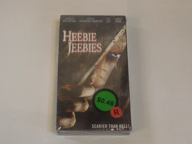 HEEBIE JEEBIES 2005 Horror VHS LIONSGATE video Movie Gore Cult Slasher ...