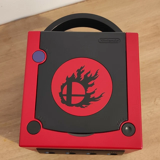CONSOLE CUSTOM GAMECUBE smash bros nintendo mod sd2sp2 swiss tanuki B ...