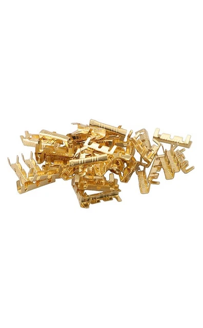 LOT DE 50 connecteurs prise froide manchon isolant en laiton pour usage ...