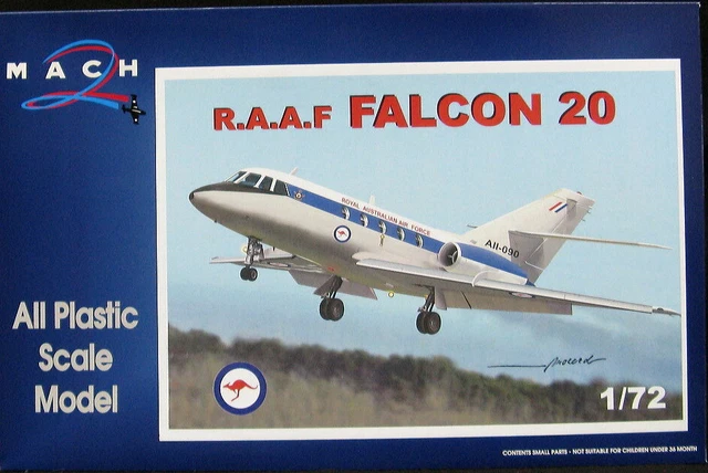 MACH 2 MODELS 1/72 DASSAULT FALCON 20 Royal Australian Air Force $55.01 ...