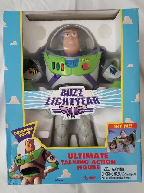 VINTAGE TALKING BUZZ Lightyear 1995 Factory Defect Variant Toy Story ...