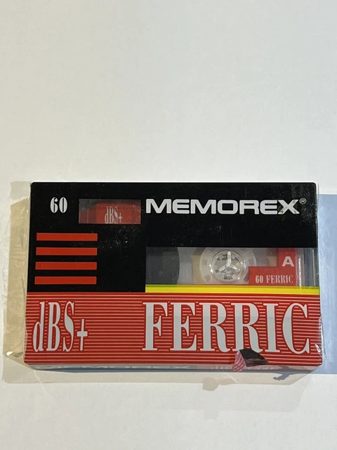MEMOREX DBS+ C60 Ferric Iec Type I Blank Audio Cassette Tape New Sealed £5.95 - PicClick UK